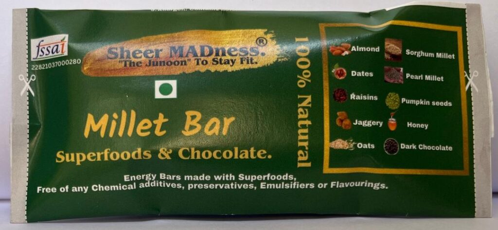 Millet Bars - Sheer MADness